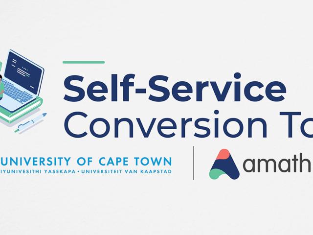 Amathuba Self-service Conversion Tool | Centre for Innovation in ...